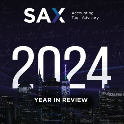 SAX Presents its 2024 Year in Review | SAX - Advisory, Audit and Accounting
